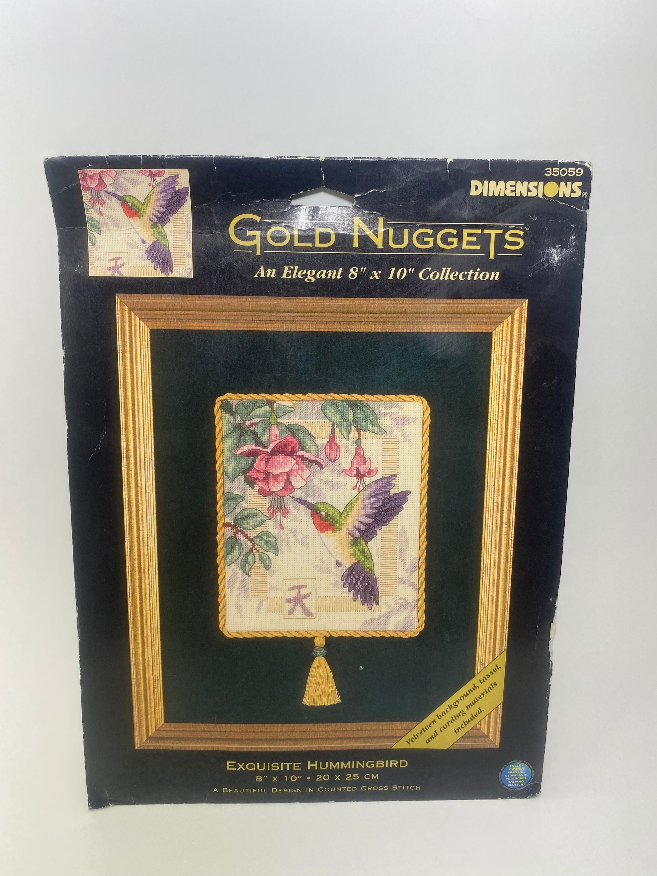 Vintage Dimensions, Gold Nuggets, Cross Stitch Kit, Exquisite ...