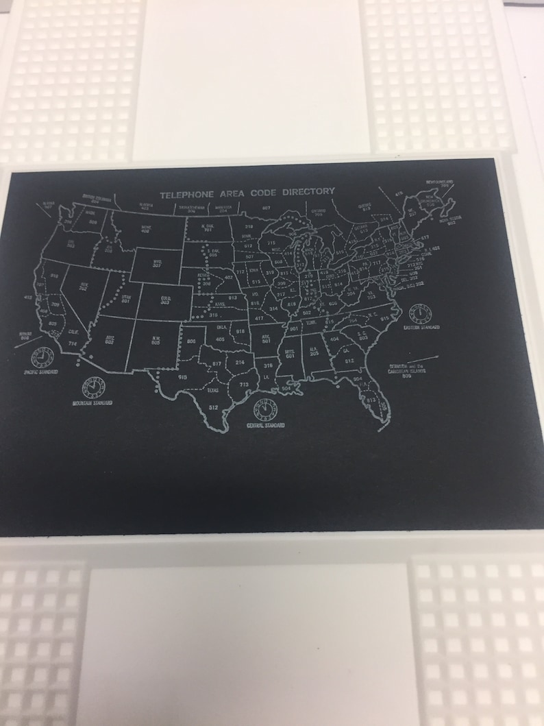 Vintage Telephone Index Directory, STANCRAFT Index Directory, Under ...