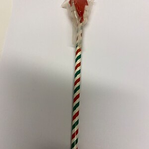 Vintage Santa Pencil, Christmas Pencil Toppers, Santa Claus, Candy ...