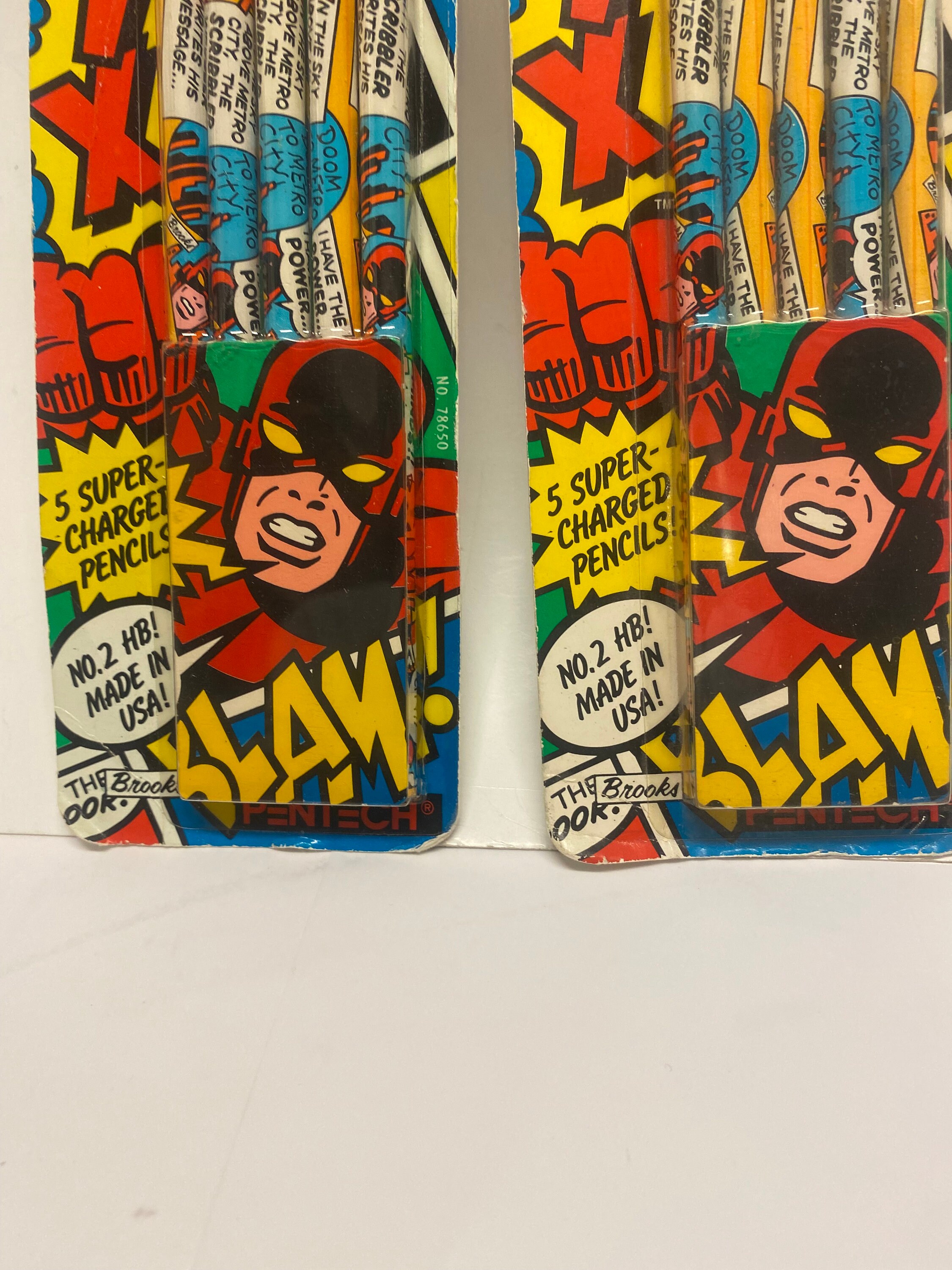 Vintage Pencils, Pentech Comix Pencils, Scribbler Pencil, No. 2, Bonded ...
