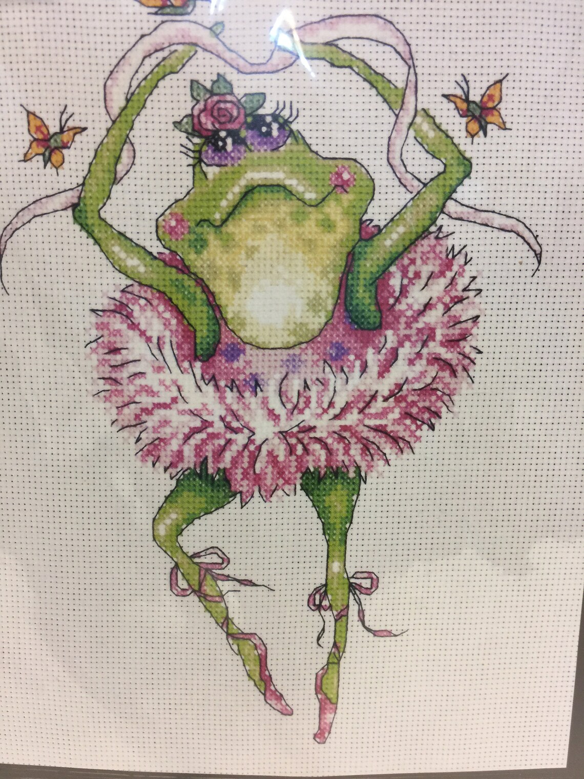 Design Works Crafts Counted Cross Stitch Kit Frog Dancer - Etsy