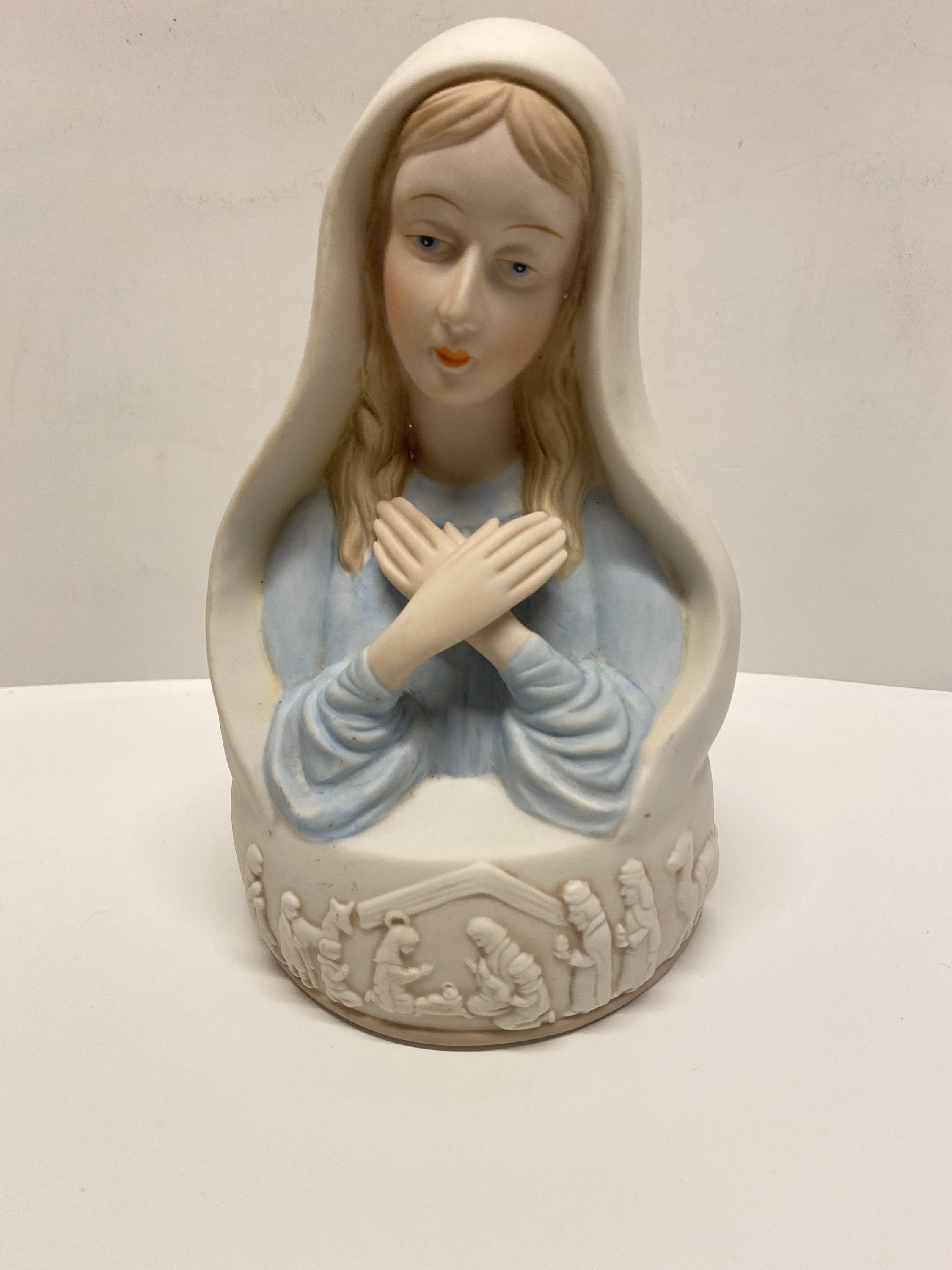 Vintage Virgin Mary Music Box ave Maria Vintage San - Etsy
