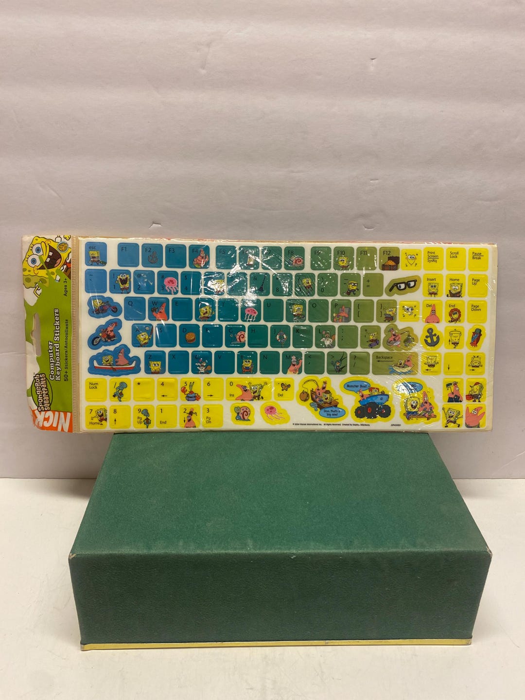 Vintage Spongebob Squarepants, Keyboard Computer Stickers, Nickelodeon ...