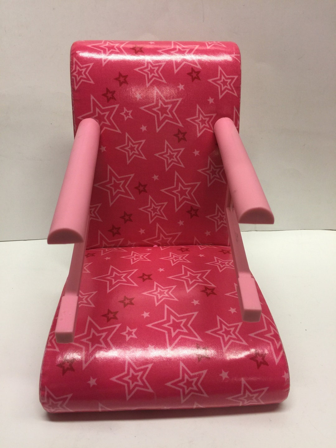 American Girl High Chair, Pink Stars, Bistro Cafe, Booster Seat, Slip ...