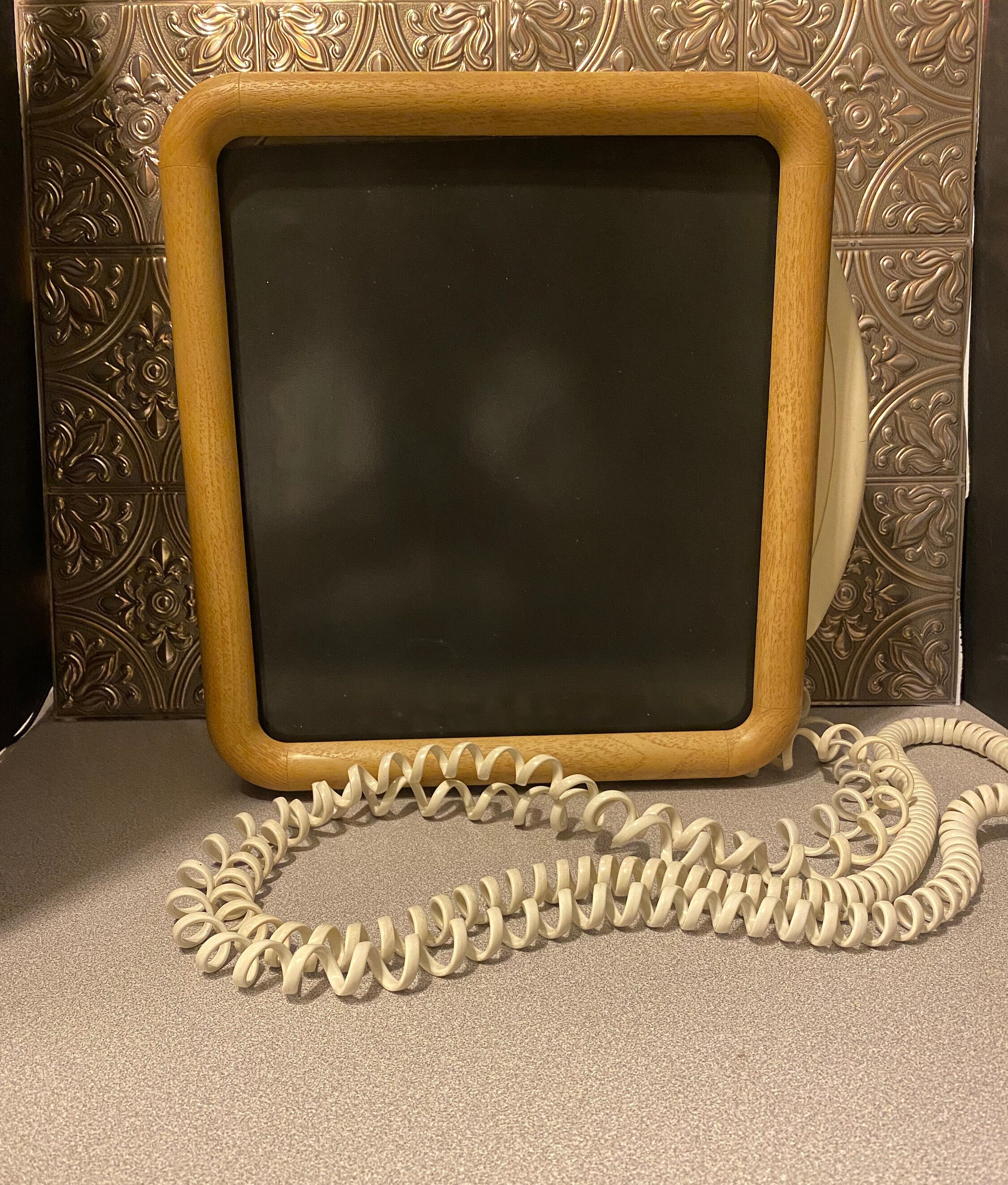 Vintage Noteworthy Western Electric Telephone, Push Button, Beige Wall ...