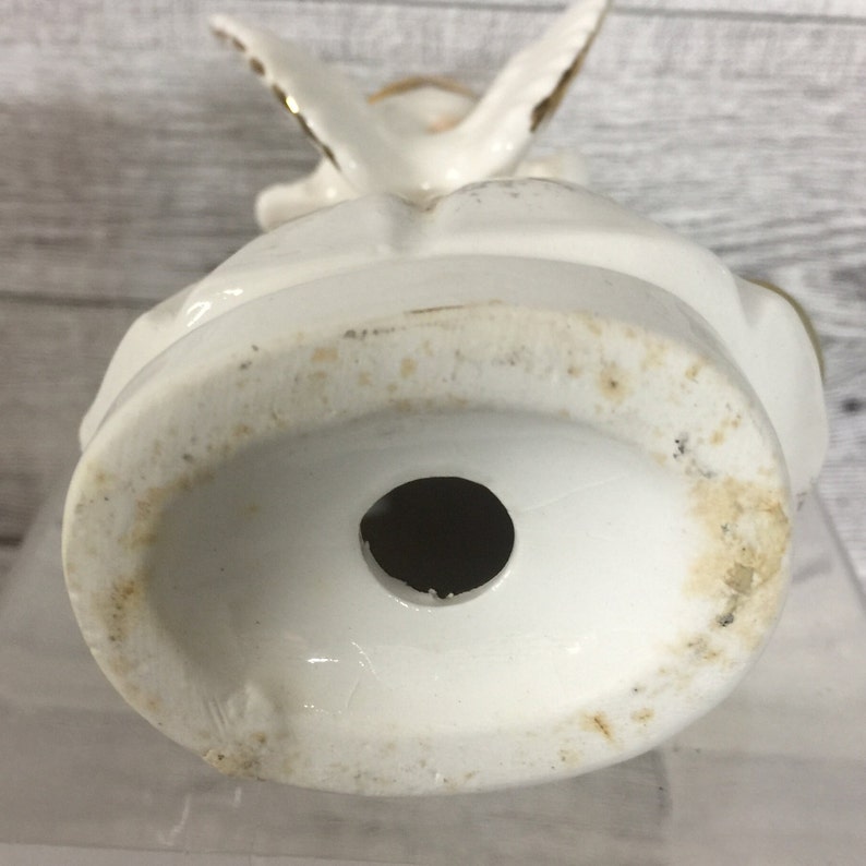 Vintage Lefton December Angel, Christmas Angel Figurine, Birthday Girl ...