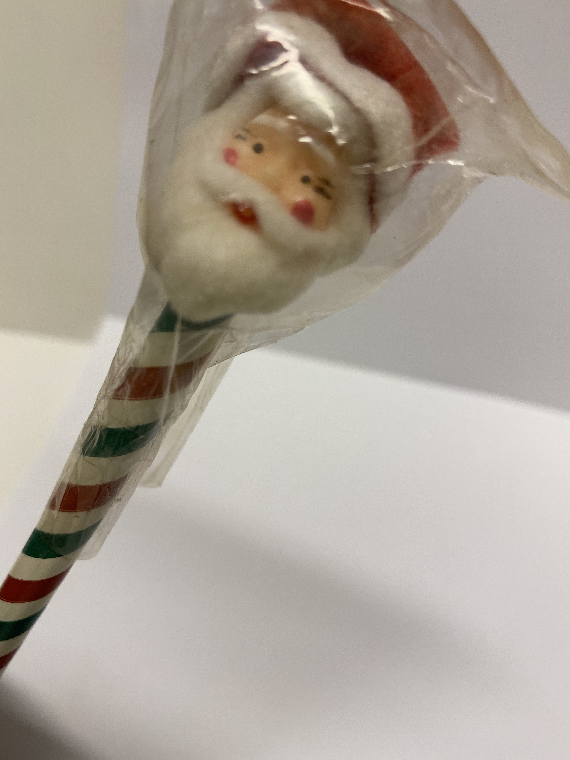 Vintage Santa Pencil, Christmas Pencil Toppers, Santa Claus, Candy ...