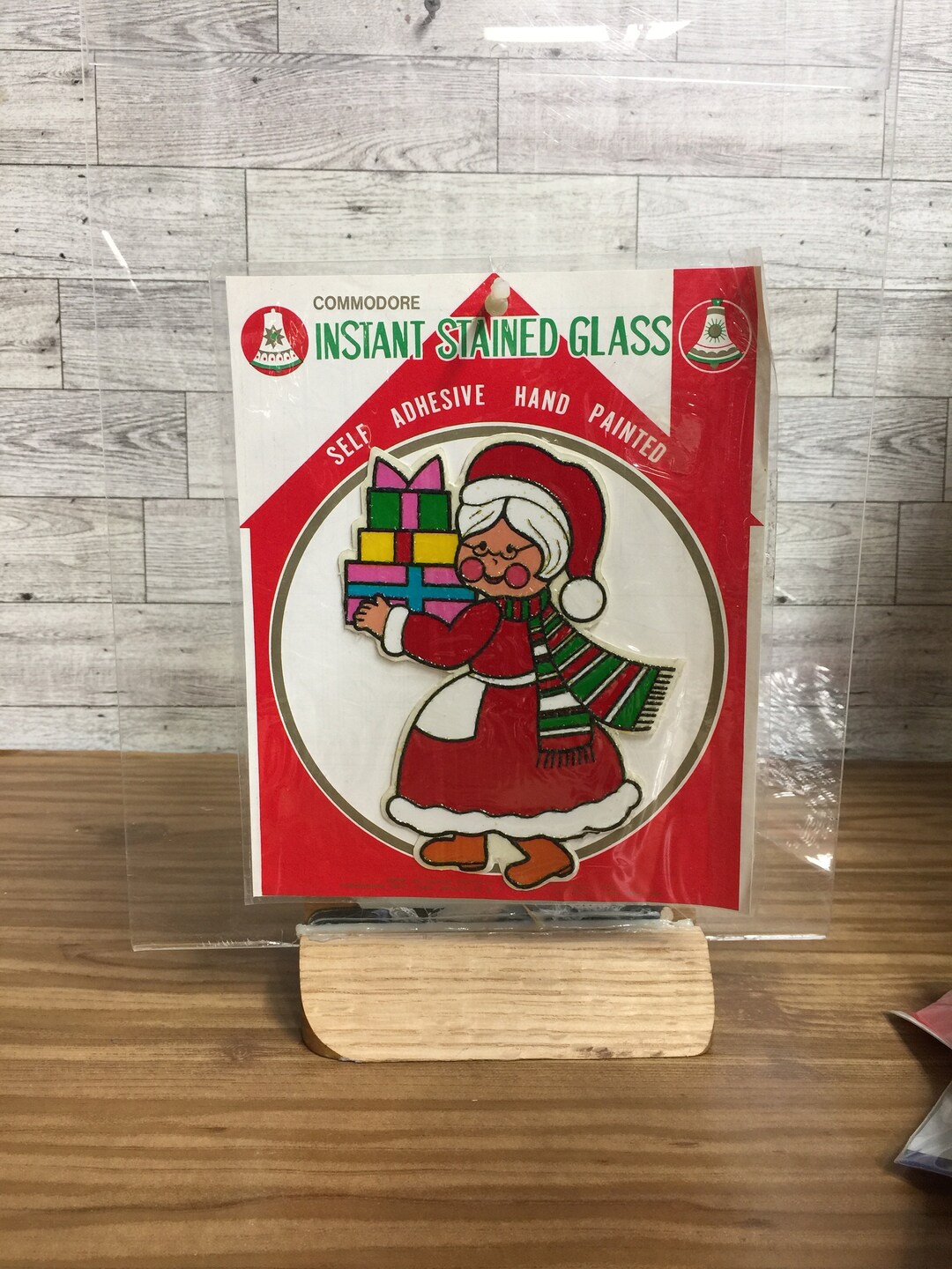 Vintage Mrs Santa Claus Sticker Hand Painted Commodore Self - Etsy