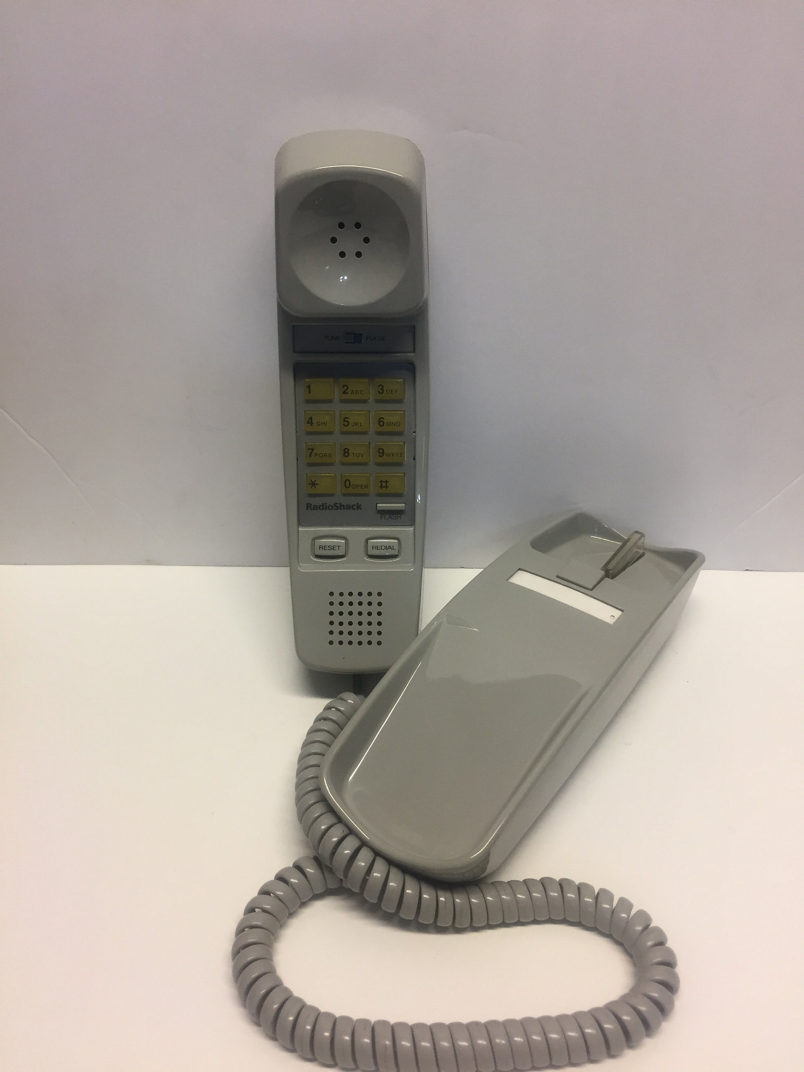 Vintage Radio Shack Phone Gray Trimline Land-line Phone Gray | Etsy