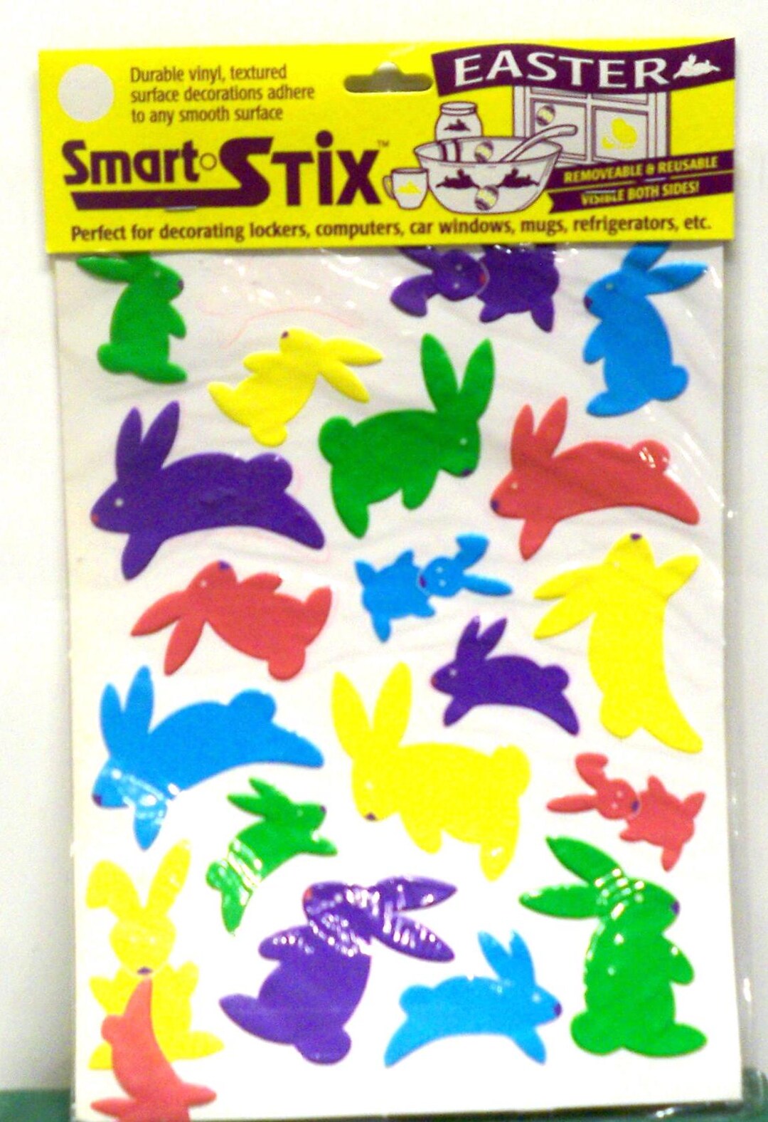 Vintage Eureka Smart Stix, Rabbit Stickers, Smart Stix Easter Stickers ...