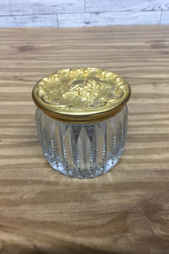 Vintage Antique Powder Jar, Christmas Gift, Vintage V… - Gem