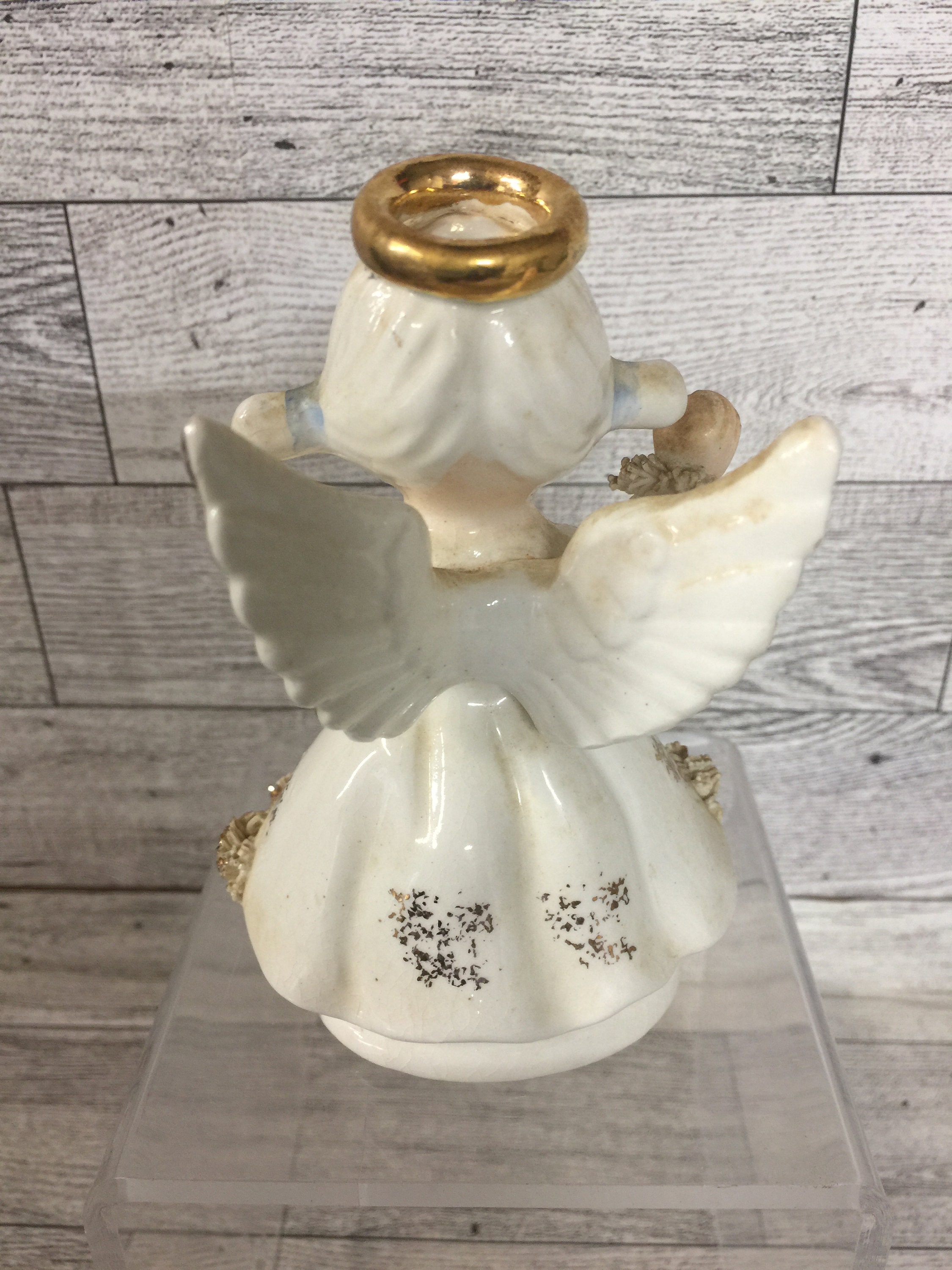 Vintage Lefton April Angel, Easter Figurine, Birthday Girl, Easter ...