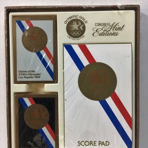 Vintage Olympics 1984 Los Angeles, Congress Mint Editions Olympic Gold ...