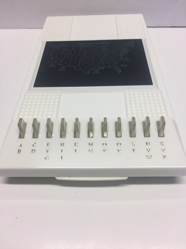 Vintage Telephone Index Directory, STANCRAFT Index Directory, Under ...