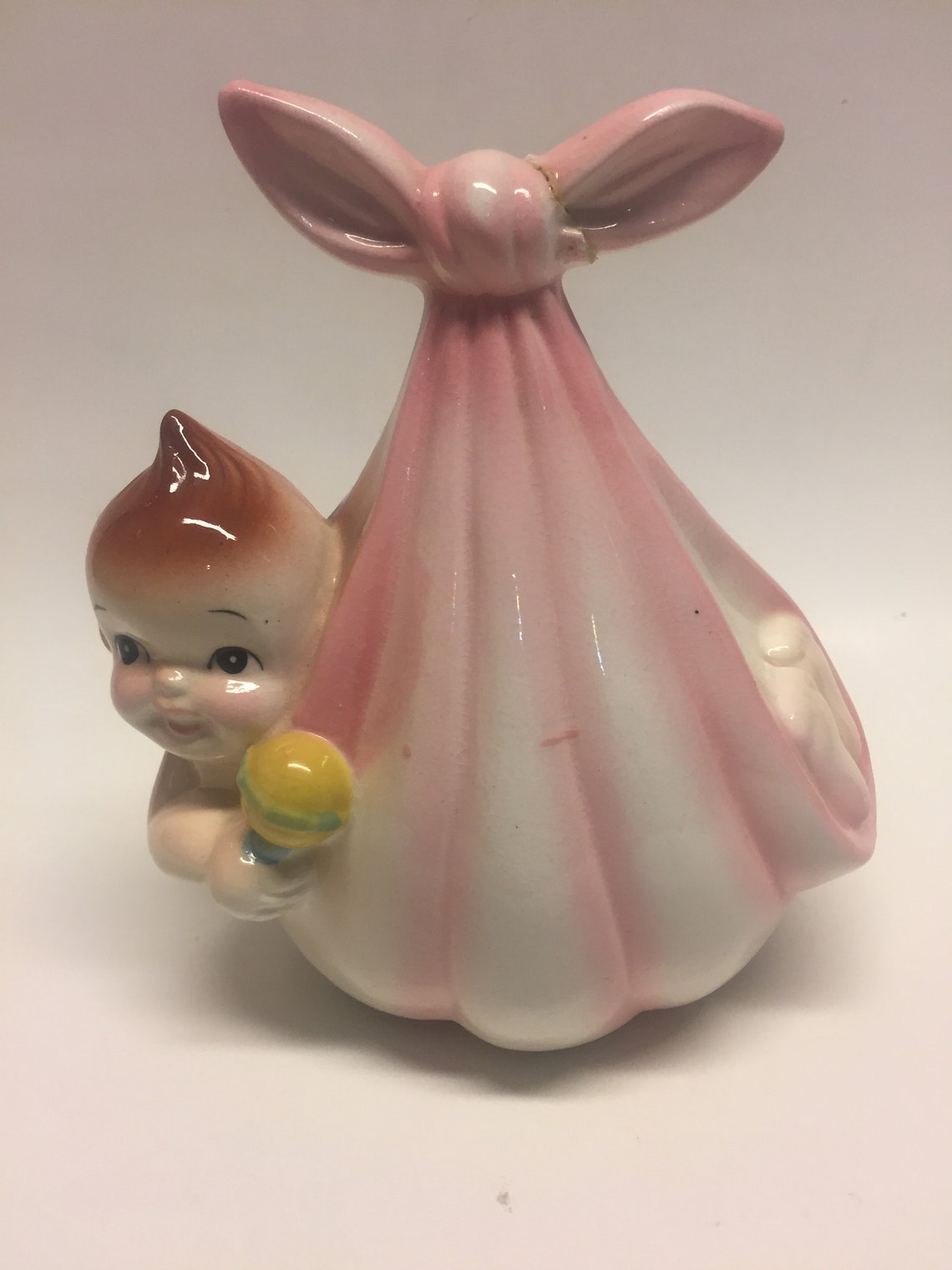 Vintage Ceramic Baby in Diaper Planter Vintage Ceramic - Etsy