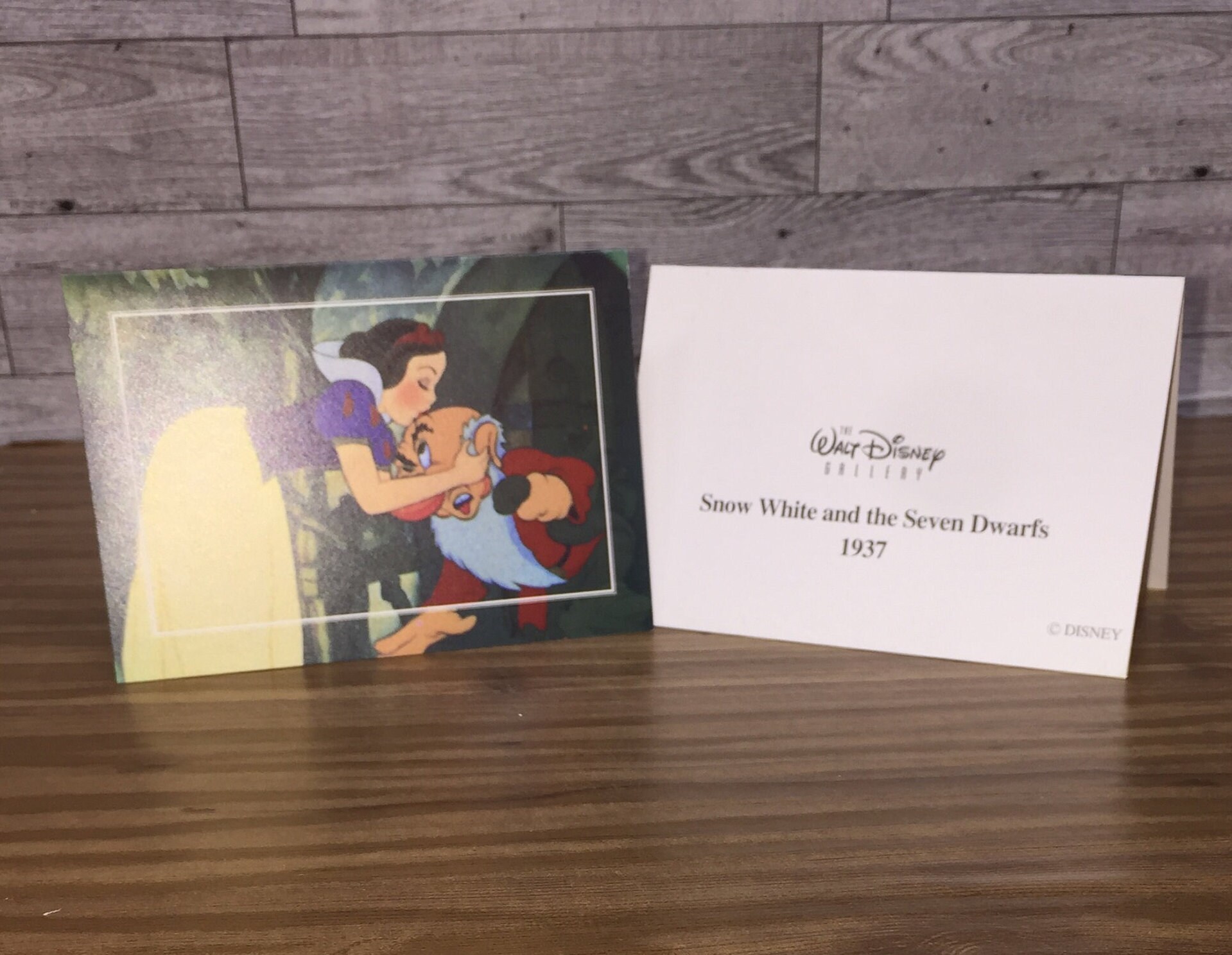 Vintage the Disney Kiss Note Card Set Walt Disney Sleeping - Etsy