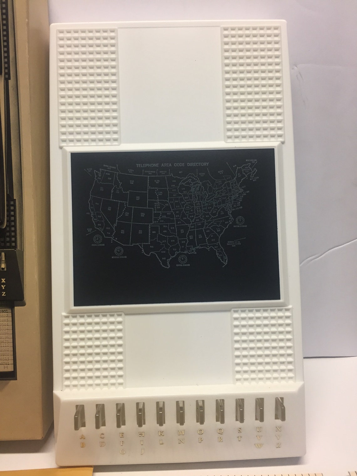 Vintage Telephone Index Directory, STANCRAFT Index Directory, Under ...