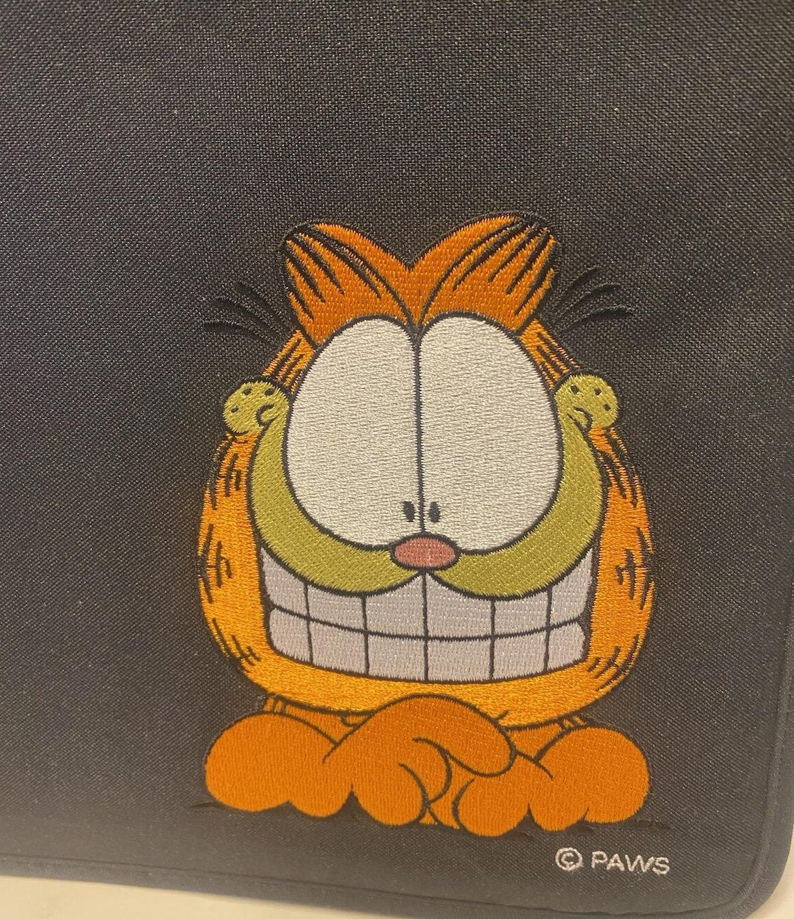 Vintage Garfield, 1990s Mead, GARFIELD 3-ring Binder, Zipper Trapper ...
