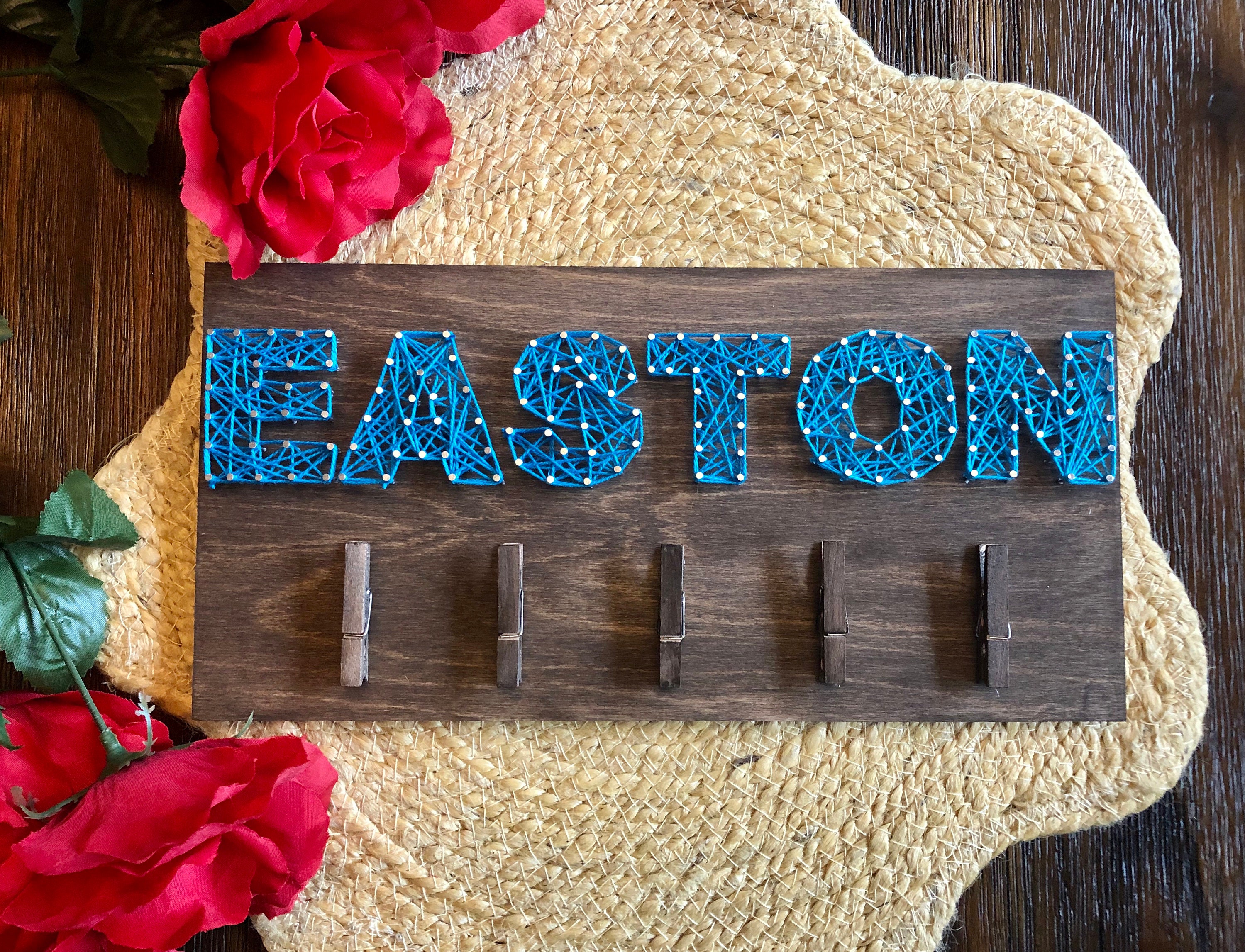 Custom Name String Art, Custom Sign, Personalized Sign, String Art Name Sign - Etsy