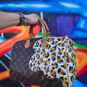 Custom Hand-painted Bag / Personalized Designer Handbag Purse Tote ...