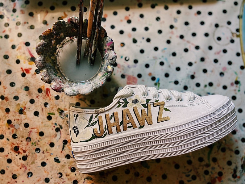 Benutzerdefinierte handbemalte Schuhe / personalisierte Sneaker / Kunde ...