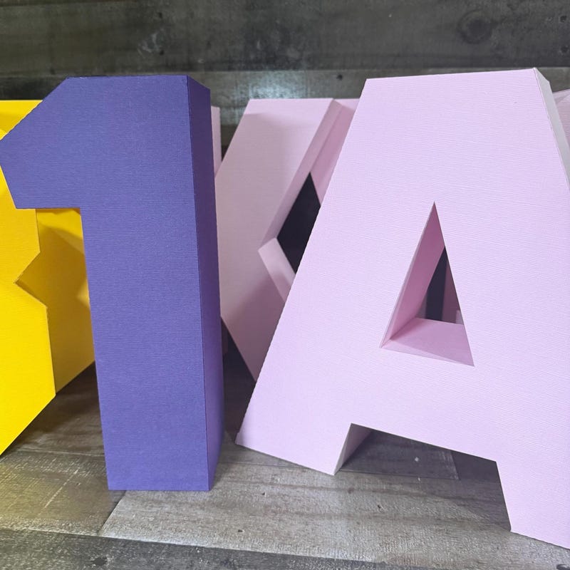 3d Letters - Etsy