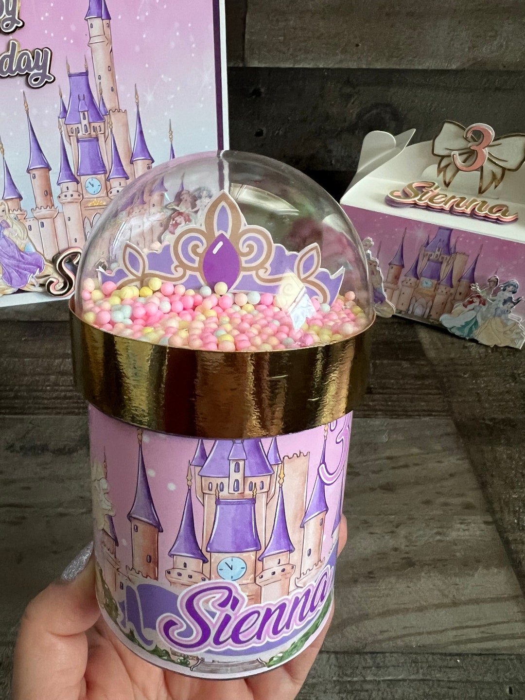 Disney Princess Chips Can Personalized Chips Treat for Kids Party Favor ...
