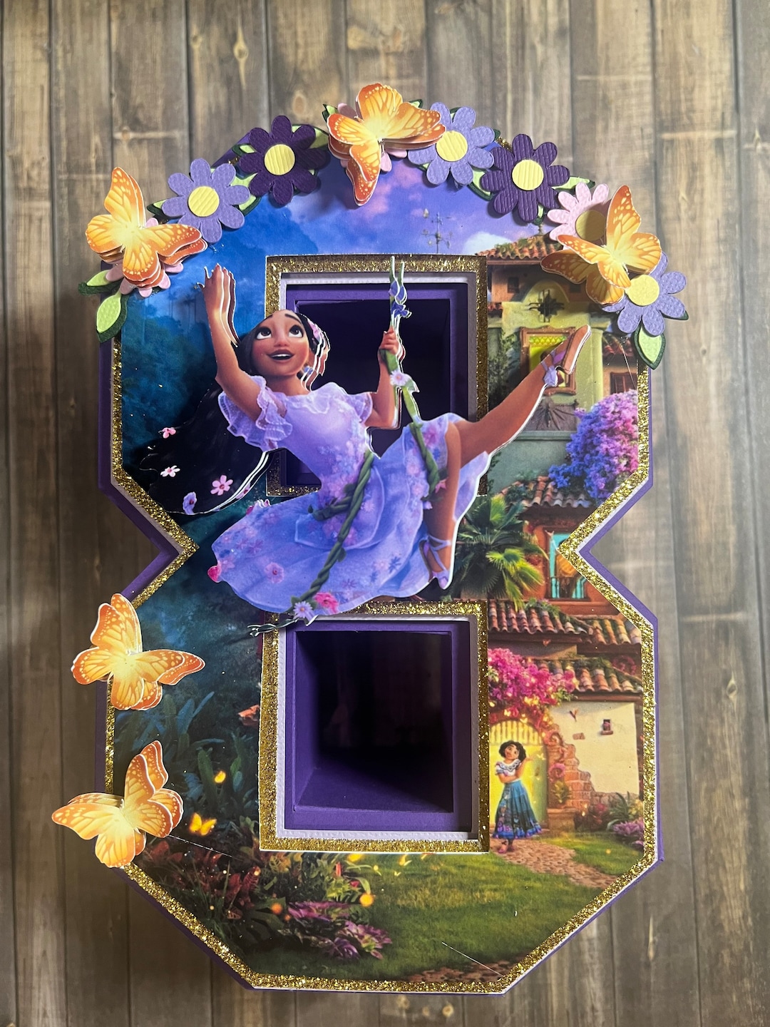 Encanto 3D Number: Handmade Birthday Party Decoration - Etsy