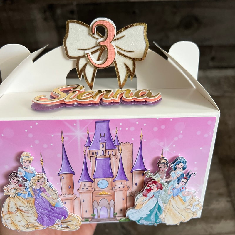 Disneys Princess Favor Box - Etsy
