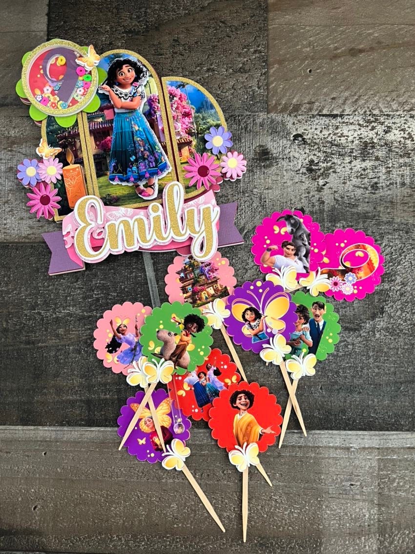 Encanto Cake Topper Encanto Cupcake Topper Party - Etsy