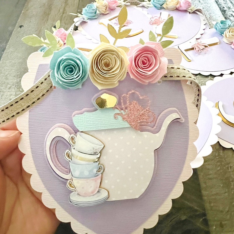 Tea Party Banner - Etsy