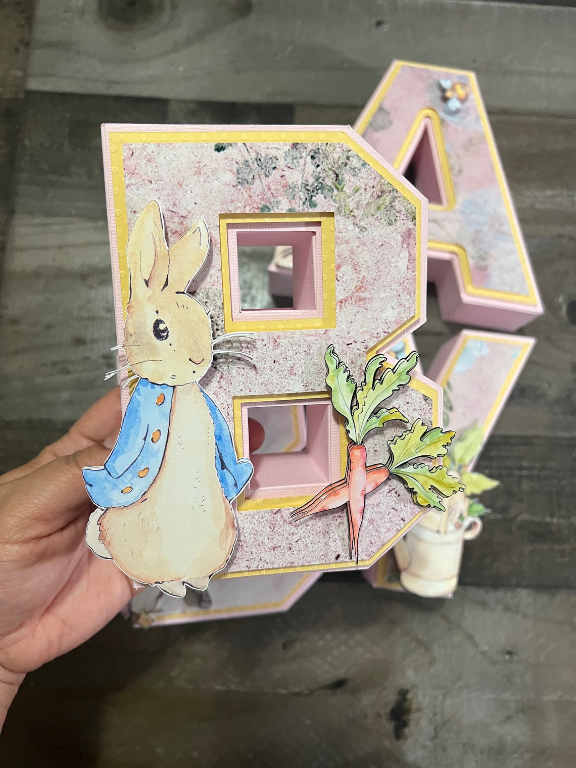 Peter Rabbit BABY Letters, Party Decorations, Boy Birthday Party ...