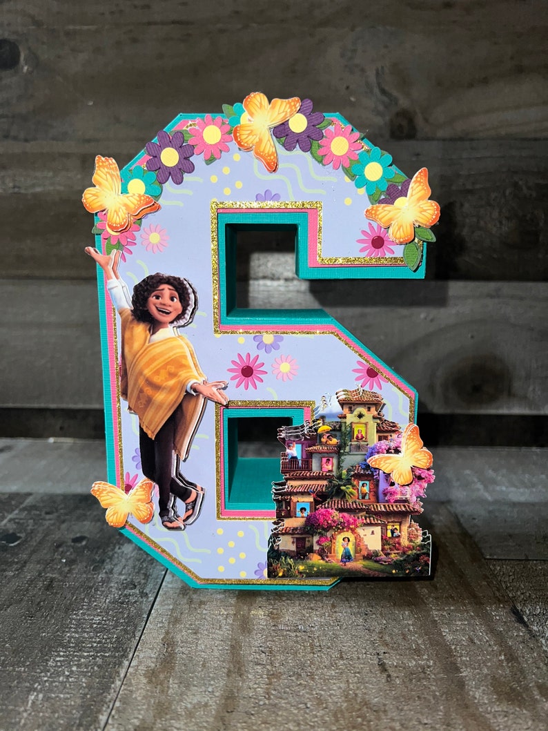 Personalized 3D Numbers Party Decorations Girls Birthday - Etsy