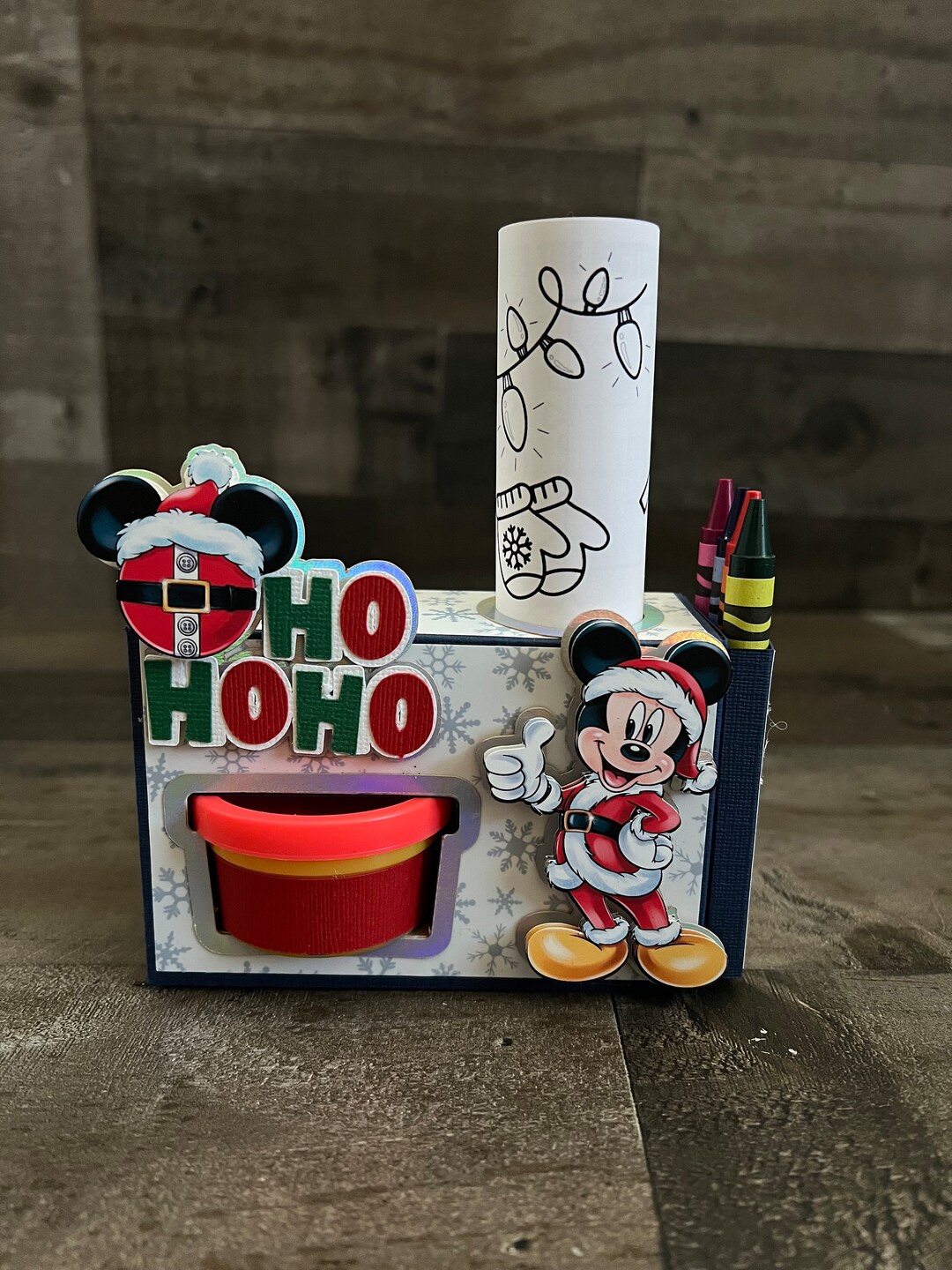 Mickey and Minnie Mouse Activity Box Christmas Activity Box Kids Party ...