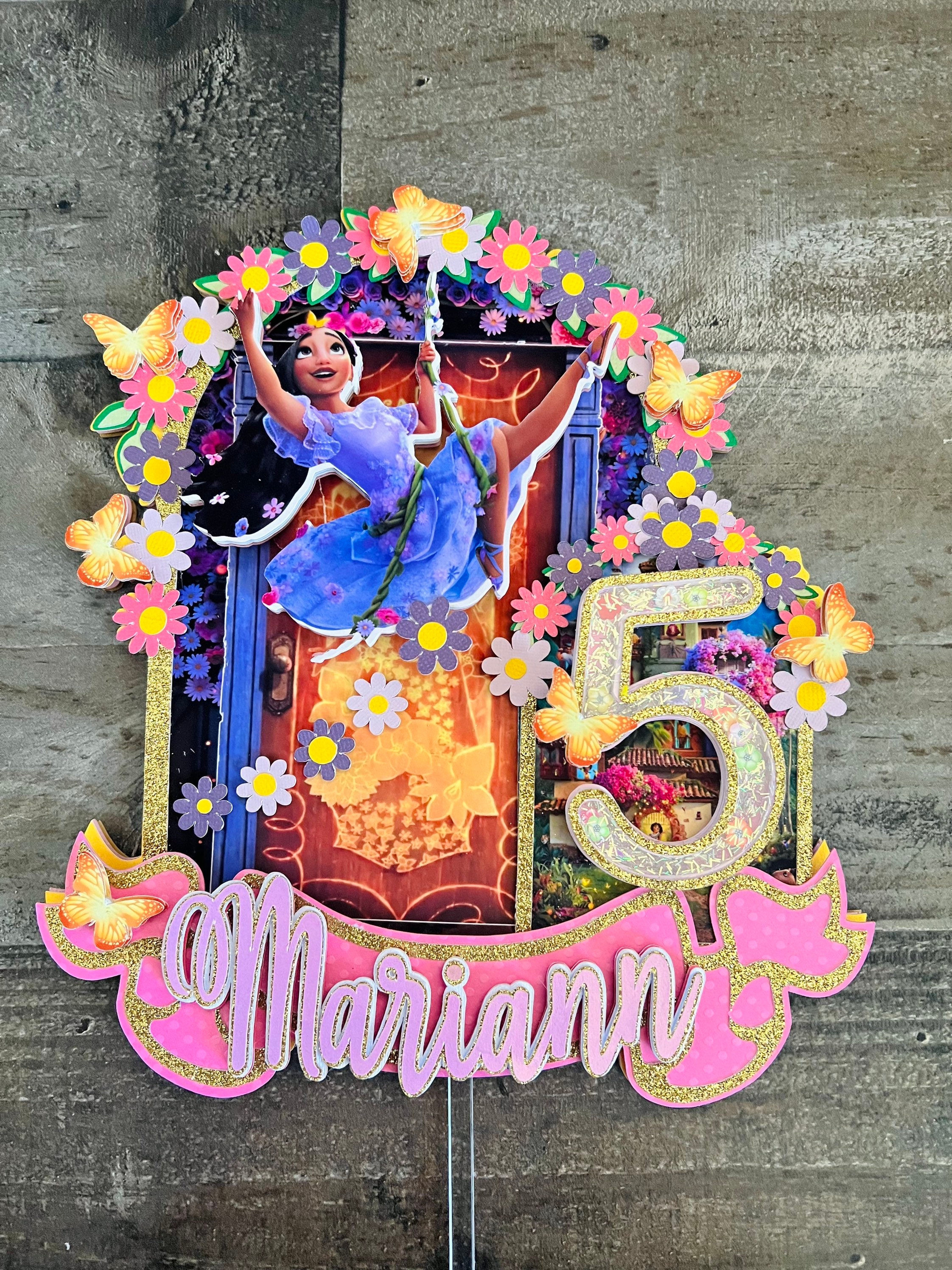 Encanto Cake Topper Isabella Encanto Cupcake Topper Party - Etsy Israel