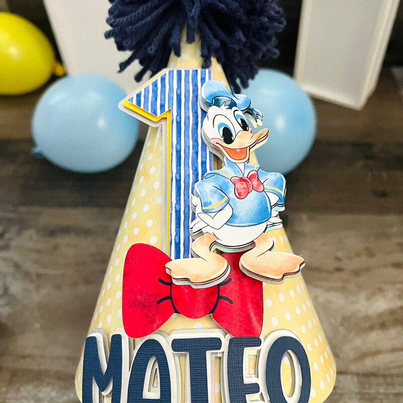 Donald Duck Hat - Etsy