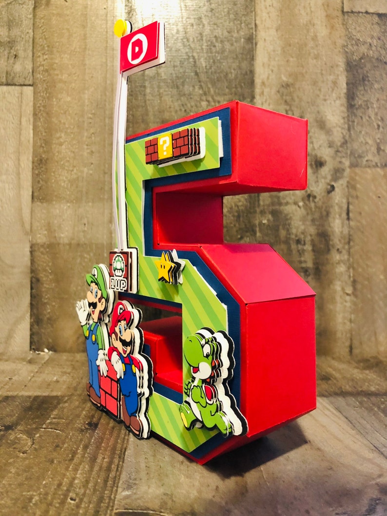 Personalized 3D Numbers Party Decorations Girls Birthday | Etsy