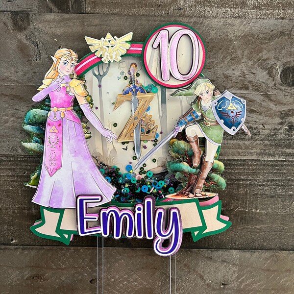 Zelda Cake Topper - Etsy
