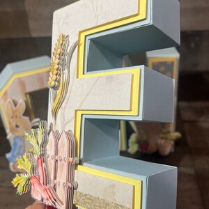 Peter Rabbit Letters, Party Decorations, Boy Birthday Party, Rabbit ...