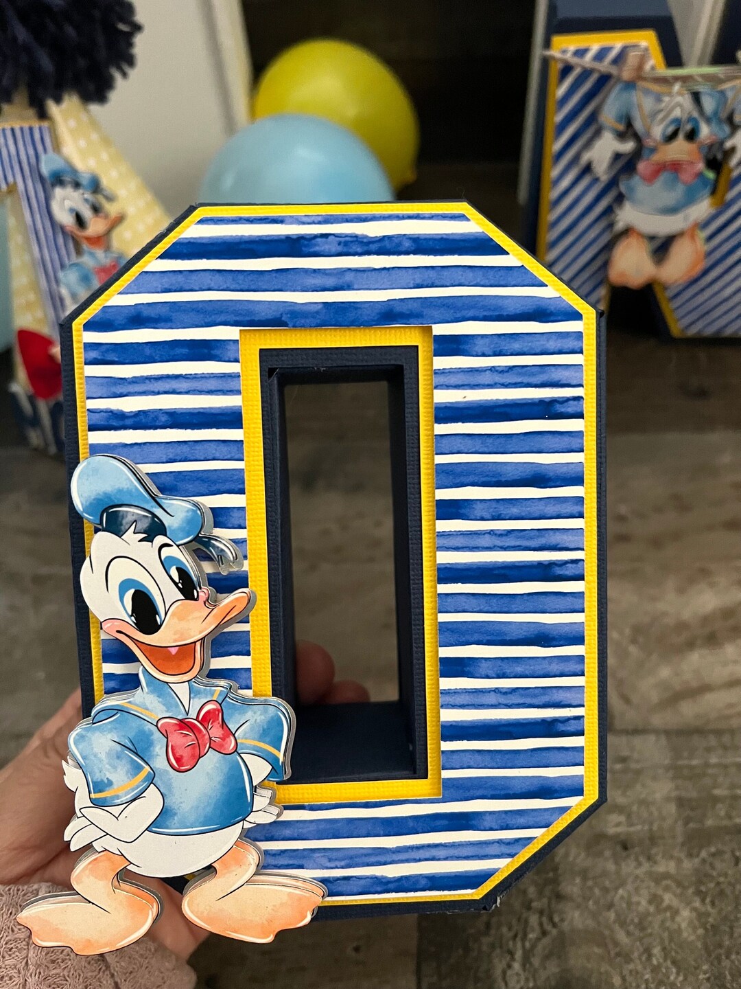 Donald Duck Letters, Party Decorations, Boy Birthday Party, Donald Duck ...