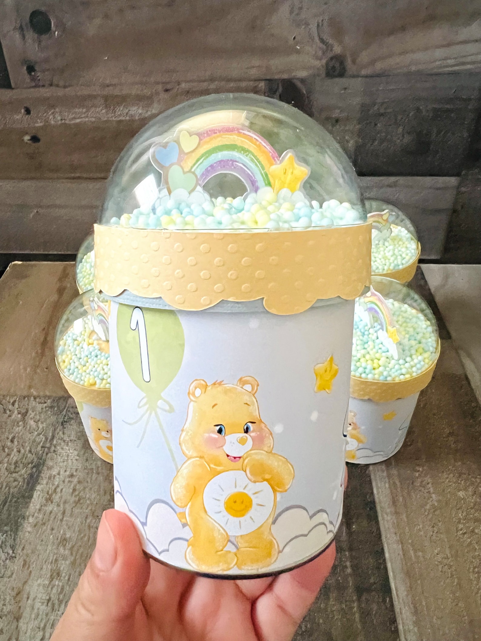 Custom Care Bears Pringles Party Favors: Personalized Birthday ...