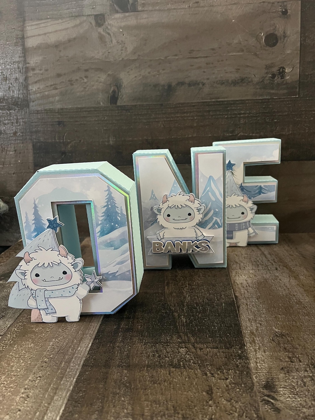Yeti 3d Letters Are You YETI to Party Winter Snow Monster Abominable ...