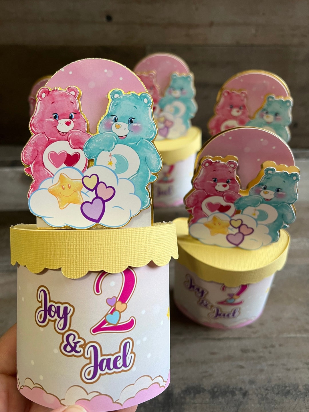 Personalized Care Bear Nutella Go Party Favors - Etsy