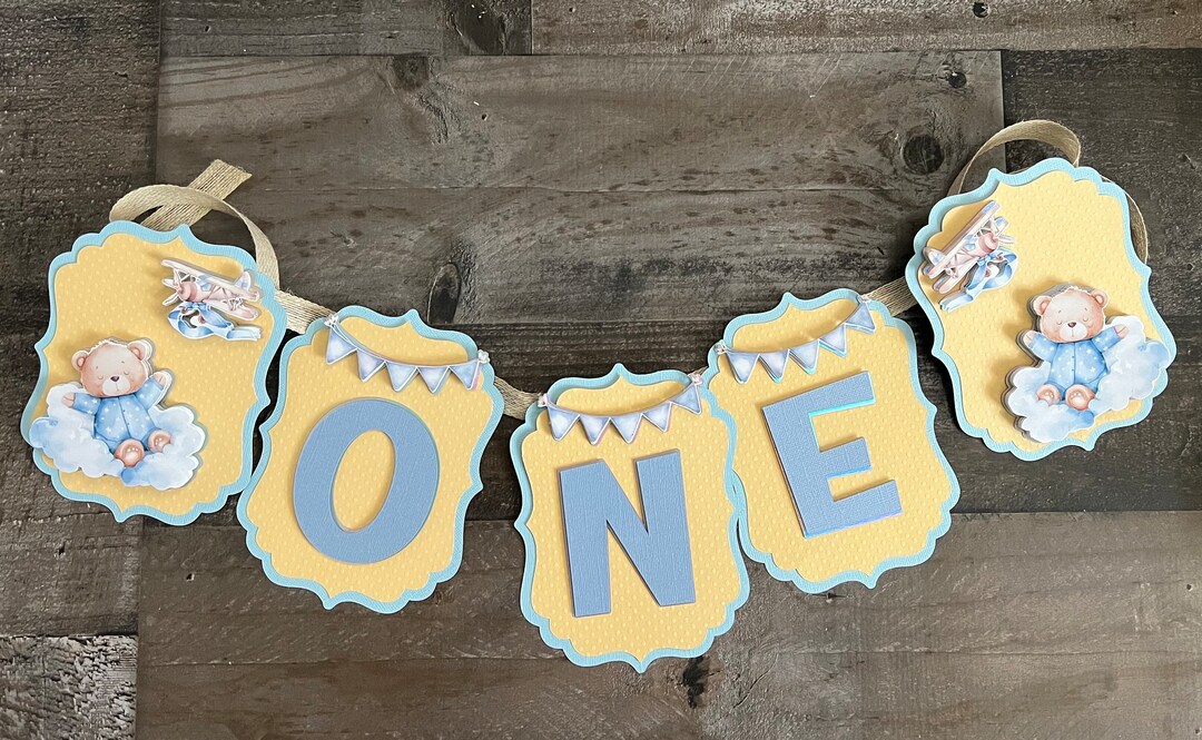 Teddy Bear Banner Baby Bear Banner Baby Nursery Room Birthday Party ...