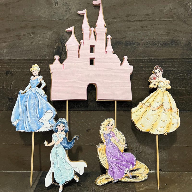 Princess Cake Toppers - Etsy