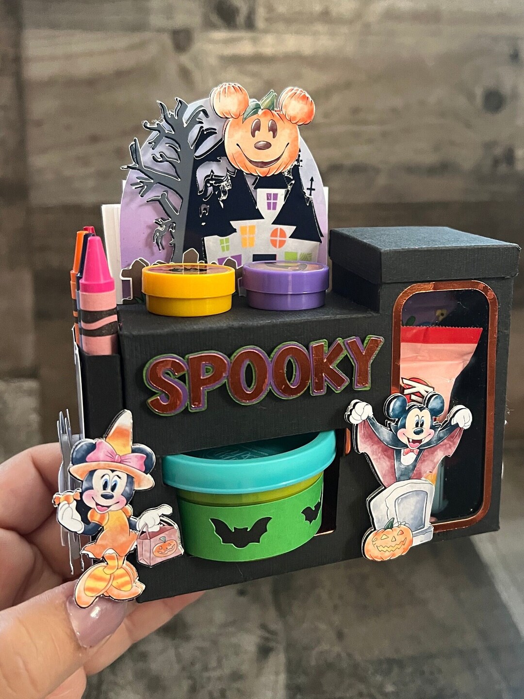 Activity Box Halloween Mickey Mouse Party Decor Mickey Mouse Party ...