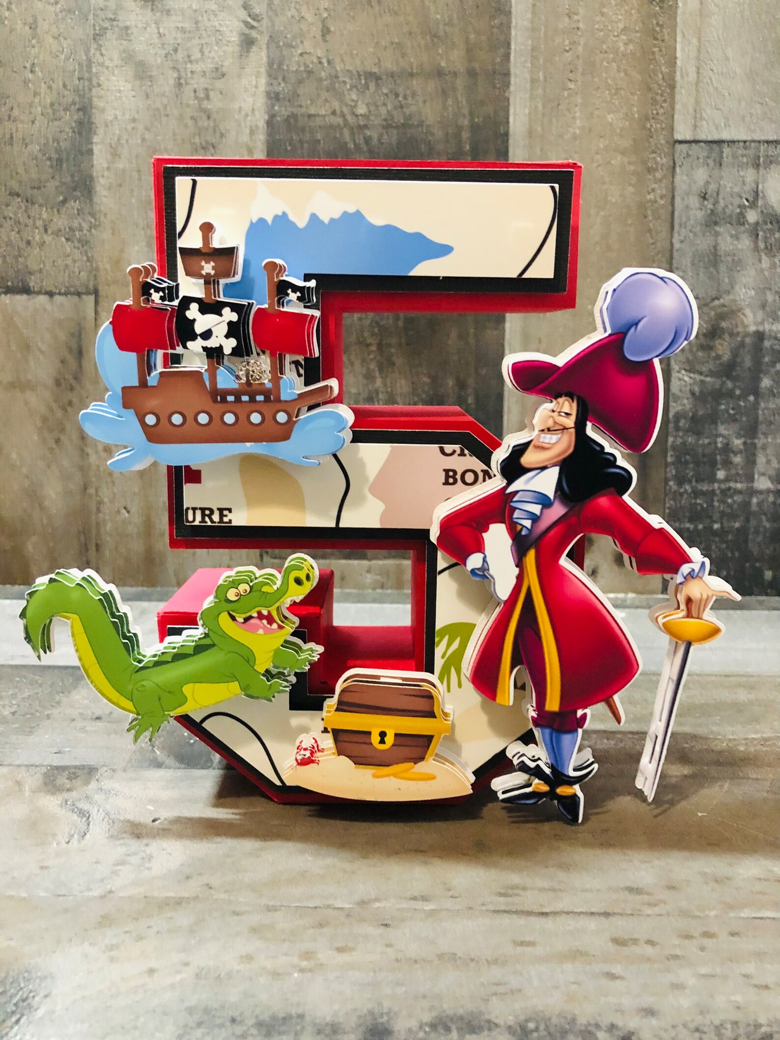 Personalized 3D Numbers Party Decorations Girls Birthday | Etsy