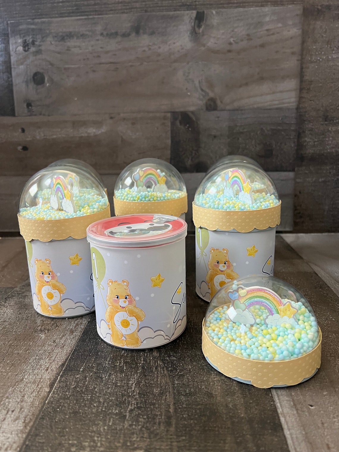 Custom Care Bears Pringles Party Favors: Personalized Birthday ...