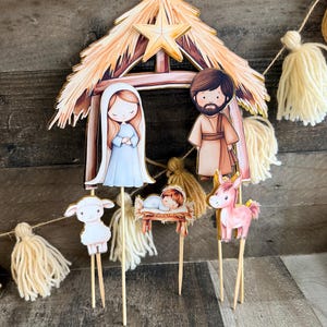 Nativity Favor Box Party Box Christmas Hosting Baby Jesus Party Party ...