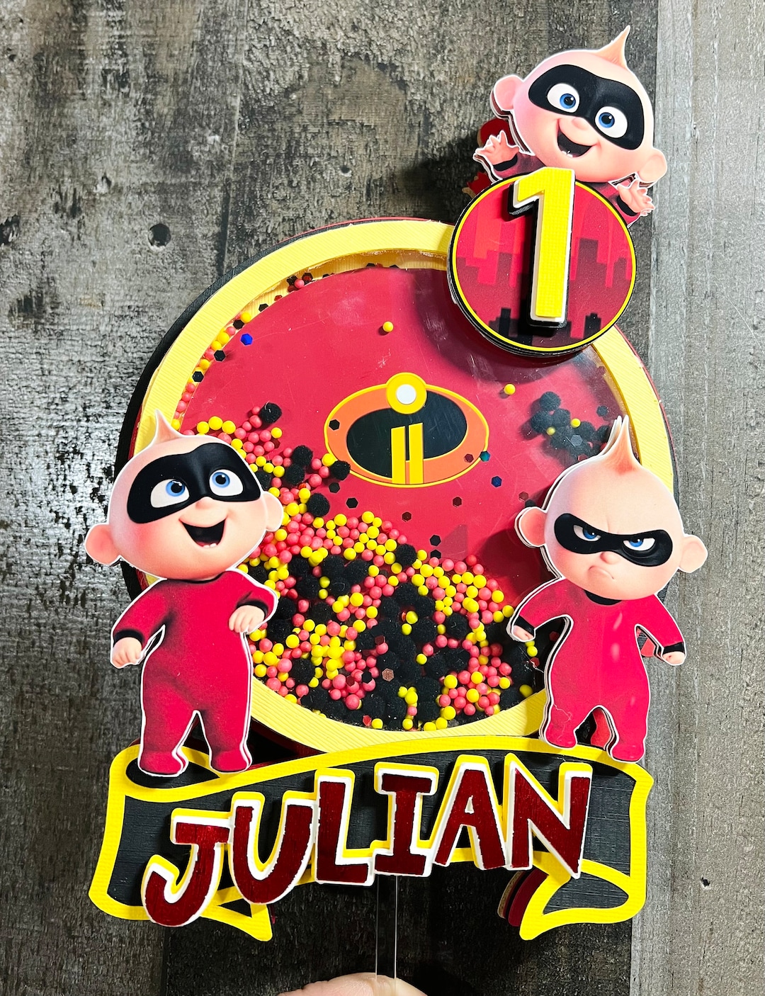 Baby Jack Jack Incredibles Cake Topper the Incredibles Party Cake ...